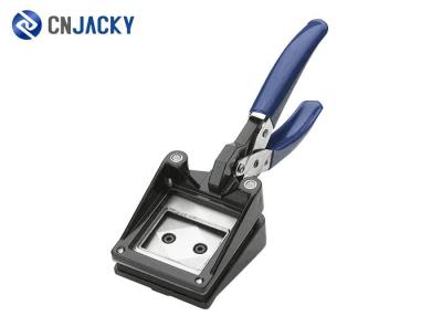 China Handheld Passport ID License Photo Punch Cutter , 35 X45mm Round Edge Cutter for sale