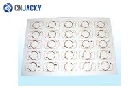 China Paper Materials Smart Card Inlay Transparent RFID Coin EM4200 / S50 Mini NFC Tags for sale