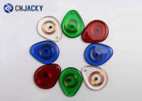 China Transparent RFID Key Fob Keychain ABS Material TK4100 For Residential Door for sale