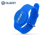 China 13.56MHz RFID Silicone Wristband For Access Control for sale