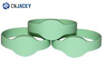 China Adjustable Passive RFID Silicone Bracelet Watch Type , Coloured RFID Tag Wristband for sale