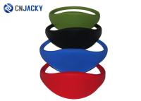 China Colorful Waterproof RFID Silicone Wristband Sports Event Bracelets Anti - Static for sale