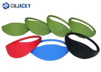 China Colorful Waterproof RFID Silicone Wristband Sports Event Bracelets Anti - Static for sale