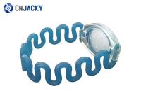 China Custom Logo RFID Rubber Wristband for sale