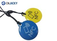 China 1K / 4K Smart RFID Epoxy Tag NFC Key Tag For Access With 125KHz T5577 Chip for sale