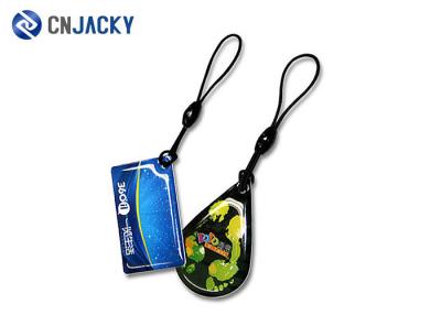 China Writable Epoxy RFID Smart Card Key Fob For Access Control 125KHz / 13.56MHz for sale