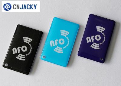 China Colored RFID Epoxy Tag NFC Keyfob Waterproof Heat Resistant 3-5mm Thick for sale