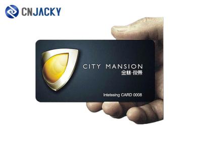 China Plastic PVC RFID Smart Card with Embossing Code 18 Sequential Number for sale