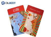 China MF UTL Chip Paper RFID Smart Card For Amusement Ticket Customized Color for sale
