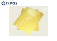 China A4 / A3 Size Plastic ID Card Making Smart Card Material Gold Inkjet Lamination PVC Sheet for sale