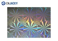 China Rainbow Color Smart Card Material , Holographic Plastic Film Overlay For ID Card for sale