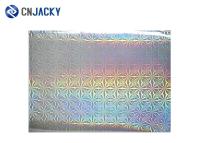 China Rainbow Color Smart Card Material , Holographic Plastic Film Overlay For ID Card for sale