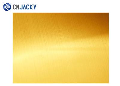 China Hologram VIP Smart Card Material PVC Sheet Metal Effect Wire Drawing Gold Color for sale