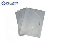 China 0.08mm / 0.1mm Clear Glue Coated PVC Card Overlay A4 Size for Card Making for sale