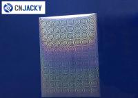 China Clear Smart Card Material Overlay PVC Holographic Film For ID Cards / VIP Card for sale