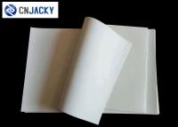 China 3mm White Hot Press Wool Laminating Pad for sale