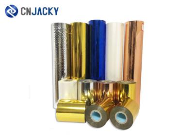 China Smart Card Material Golden Rose Silver Hot Stamping Foil Multi Color Tipping Ribbon For PVC Cards Custmozied Size for sale