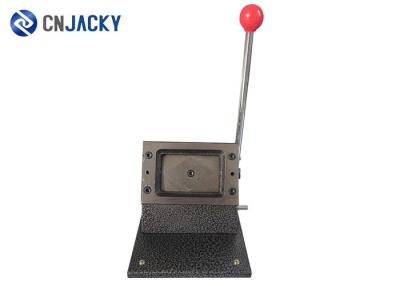 China CR80 Desktop Manual Punch Press Machine For Plastic Card CE Certificate for sale
