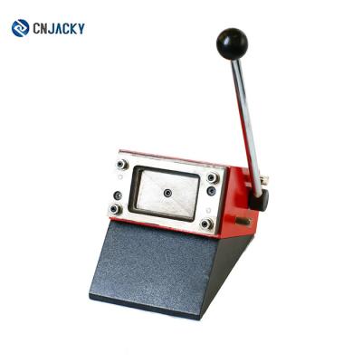 China Manual Plastic Card Punching Machine , ID Card Name Card PVC Card Die Cutter for sale