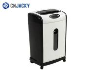 China Cross Cut Plastic Card Shredder Machine , 15 Sheet Home Office Paper Shredder for sale