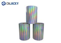 China Customized Smart Card Material Holographic Hot Foil Hologram Stamping Roll For PVC Card for sale