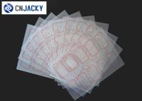 China 2 * 5 / 3 * 8 Layout Clear Transparent Smart Card Inlay for sale