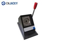 China Table Stand Card Making Auxiliary Equipment , Round ID Photo Cutter 50mm Diameter for sale