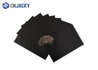 China A4 / A3 Size Smart Card Material , PVC Plastic Sheet For Making High End Black Card for sale