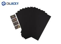 China A4 / A3 Size Smart Card Material , PVC Plastic Sheet For Making High End Black Card for sale