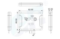 China UHF MT288 Portable Bluetooth Rfid Reader Handheld Remote Reading Distance 2 Meters for sale