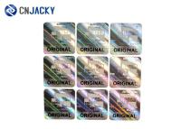 China 2D / 3D Security Transparent Hologram Stickers Custom Hologram Clear Label for sale