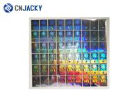 China Adhesive Sticker Smart Card Material , Holographic 3D Lithography Dot Matrix Labels for sale