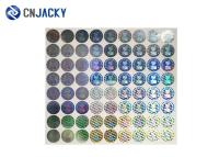 China Adhesive Sticker Smart Card Material , Holographic 3D Lithography Dot Matrix Labels for sale