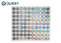 China Adhesive Sticker Smart Card Material , Holographic 3D Lithography Dot Matrix Labels for sale