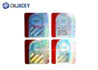 China Anti Counterfeit QR Code Stickers Spot Security Label Custom Security Code Printing for sale