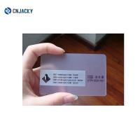 China Transparent Inkjet Printing PVC Sheet / Clear PVC Sheet For Card Lamination for sale