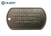 China Customized Pet ID Label And Military Dog Label Stainless Steel Sheet Metal Nameplate for sale