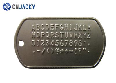 China Customized Pet ID Label And Military Dog Label Stainless Steel Sheet Metal Nameplate for sale