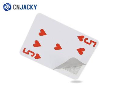China 915mhz Customized Design RFID Smart Card RFID Playing Card / Poker Card For Games for sale
