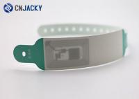 China Thermal Printer Direct Printing Adhesive Thermal Barcode Wristbands With Rfid Chips for sale