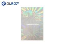 China Positioning Hot Stamping Laser Marking Sticker Code Label Holographic 3D Lithography Dot Matrix Label for sale