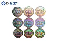 China Positioning Hot Stamping Laser Marking Sticker Code Label Holographic 3D Lithography Dot Matrix Label for sale