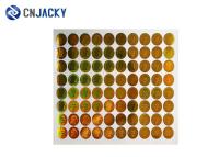 China Positioning Hot Stamping Laser Marking Sticker Code Label Holographic 3D Lithography Dot Matrix Label for sale