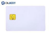 China Credit Card Size Contact IC RFID Smart Card SLE4442 Chip White Blank PVC for sale
