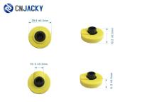China Feedlot Yellow Closed RFID TPU Rabbit Ear Tag For Cattle Livestock Rarrings for sale