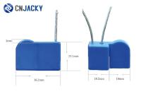China Customized ABS / Nylon HF / UHF Rfid Cable Tie Tag Self - Locking In Blue Color for sale