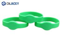 China Printable 125khz EM4100 RFID Silicone Wristband LF EM4200 Great Waterproof for sale