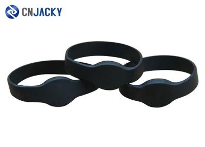 China Full Color Printed 13.56Mhz ID Nfc Silicone Wristband With Rfid Chips for sale