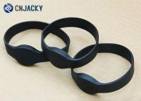 China Full Color Printed 13.56Mhz ID Nfc Silicone Wristband With Rfid Chips for sale