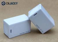 China 125Khz TK4100 White RFID Smart Card Thick Employee ID Blank Rfid Cards for sale